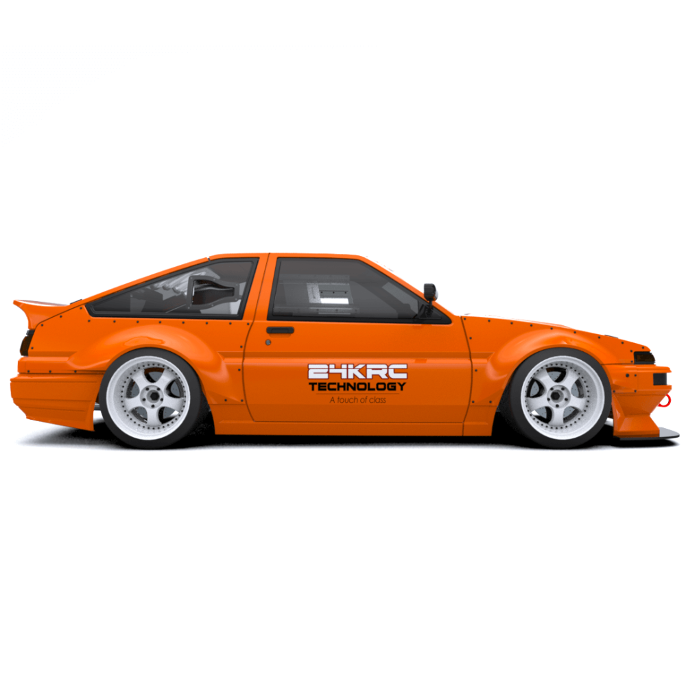 24KRC Toyota AE86 Trueno D-Works Wide Body Kit – MRC Plaza
