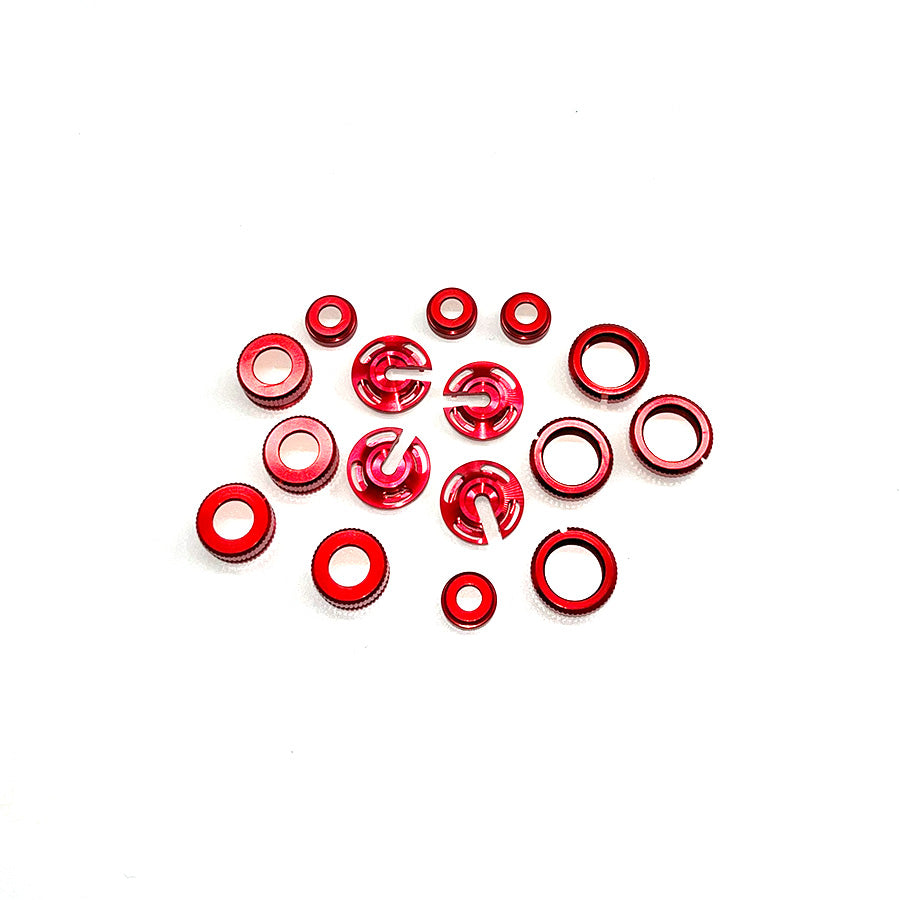 Rhino Racing Shock Color Changer Kit w/ Spring Holders - Red – MRC Plaza